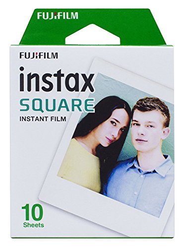 Fujifilm Square Instant Film 10 Pack (100 exposures) for SQ1, SQ6 & SQ10 Cameras (5 Items)