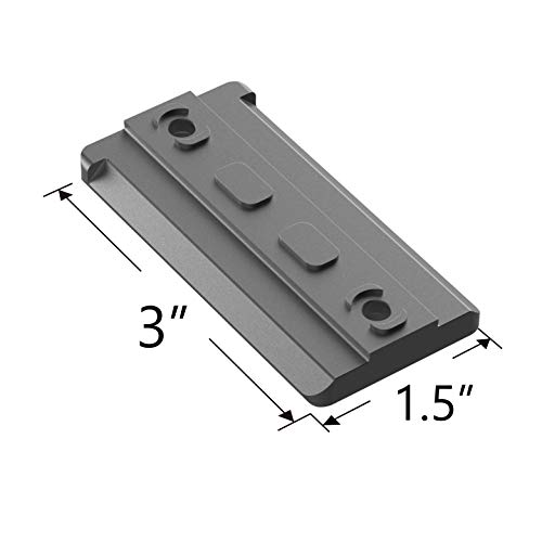 Tough Tactical Tools Compatible with MLok Arca-Swiss Rail Adapter, RRS Tripod Dovetail Adapter (MLok)