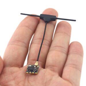 SoloGood ELRS Receiver 2.4G ExpressLRS 2nd Generation Mini2 Low Latency Long Distance High Refresh Rate for FPV RC Quadcopter Racing Drone