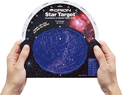 Orion 04110 Star Target Planisphere (Black)