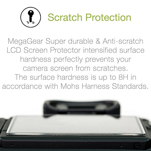 Mega Gear MG1241 Camera LCD Optical Screen Protector Compatible with Panasonic Lumix DC-ZS80, DC-ZS70