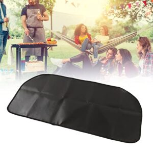 Grill Mats,Double Sided Silicone Avoid Fire Reusable Foldable Grill Mat Suitable for Outdoor Camping Garden Picnic (102x50CM Oval)