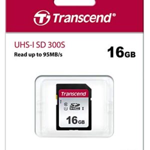 Transcend 16GB SDXC/SDHC 300S Memory Card TS16GSDC300S