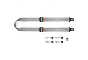 peak design slide lite camera strap ash (sll-as-3)