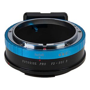 fotodiox pro lens mount adapter compatible with canon fd & fl 35mm slr lenses to canon rf (eos-r) mount mirrorless camera bodies