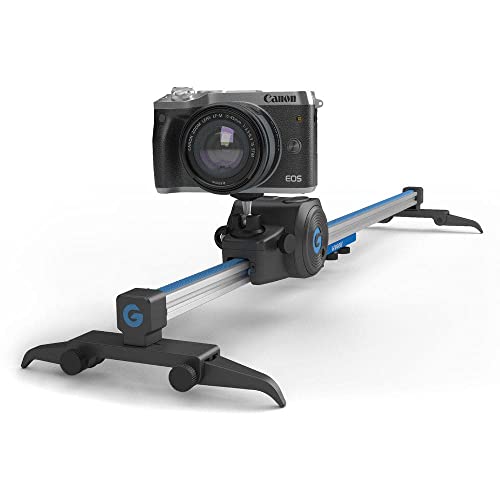 Grip Gear Directors Set - Includes motor + Sliders + Camera Dolly + 360 Panoramic Mount – Motorized/Manual Camera slider and Motion Control, Compatible with DSLR, Mirrorless, Smartphones & action cams