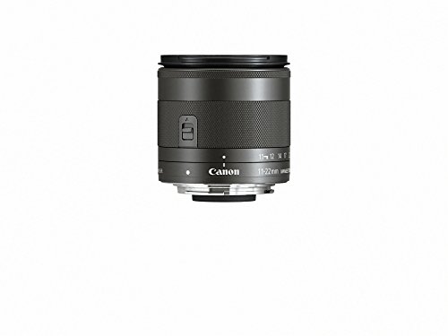 Canon EF-M 11-22mm f/4-5.6 STM Lens, Black - 7568B002