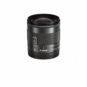 Canon EF-M 11-22mm f/4-5.6 STM Lens, Black - 7568B002