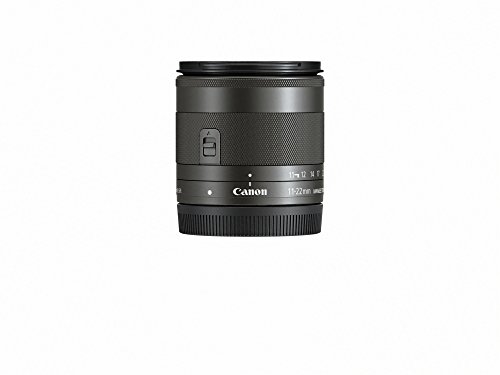 Canon EF-M 11-22mm f/4-5.6 STM Lens, Black - 7568B002