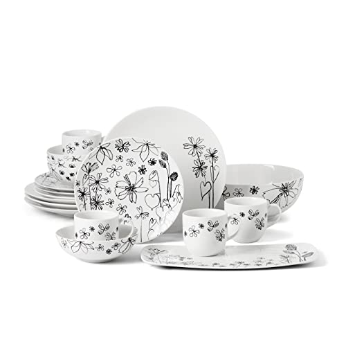 KATE SPADE Ks Garden Doodle 18Pc Set, 20.70, White