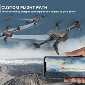 NEHEME Drones with Camera for Adults, NH760 1080P FPV Drone for Kids Beginners, Foldable WIFI RC Quadcopter with 2 Batteries for 32 Min Flight, Carrying Case, Altitude Hold, Toys Gifts for Boys Girls