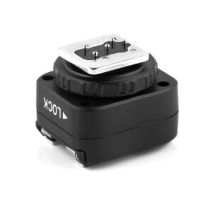 Pixel TF-322 Flash Hot Shoe Sync Adapter with Extra PC Sync Port Dedicated for Nikon DSLR & Flashgun