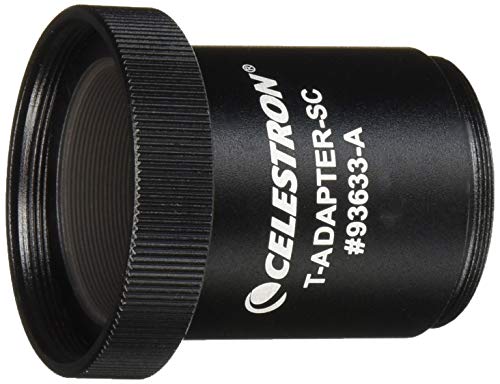 Celestron f/6.3 Reducer Corrector for C Series Telescopes & T-Adapter with SCT 5, 6, 8 with 9.25, 11, 14, Black (93633-A)