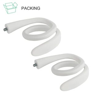 2Pack Twist Mount for All-New Wyze Cam V3 & Wyze Cam Outdoor, Flexible Gooseneck Mounting Bracket to Attach Your Camera Anywhere with No Tools - White