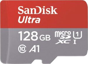 sandisk ultra micro sdxc uhs-i card 128gb a1 120mb/s (sdsqua4-128g-gn6mn)