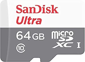 sandisk sandisk ultra lite microsdxc 64gb 100mb/s sdsqunr-064g-gn3mn