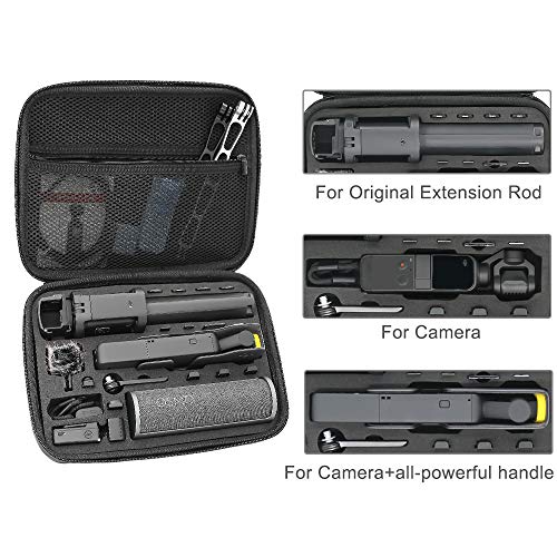 SKEZN Medium Osmo Pocket 2 Portable Surface-Waterproof Carrying Case Compatible with DJI Osmo Pocket 2,Protective Travel Storage Bag for DJI osmo Pocket 2 Accessories