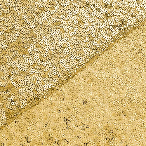 Sugargirl Gold Sequin Backdrop Curtain 2 Panels 2FTx8FT Glitter Gold Background Drapes Sparkle Photography Backdrop for Party Wedding Birthday Wall Decoration