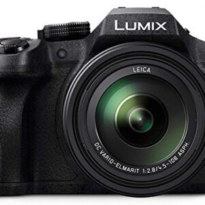 Panasonic LUMIX FZ300 Long Zoom Digital Camera Features 12.1 Megapixel, 1/2.3-Inch Sensor, 4K Video, WiFi, Splash & Dustproof Camera Body, LEICA DC 24X F2.8 Zoom Lens - DMC-FZ300K - (Black) USA