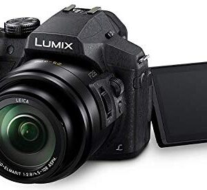 Panasonic LUMIX FZ300 Long Zoom Digital Camera Features 12.1 Megapixel, 1/2.3-Inch Sensor, 4K Video, WiFi, Splash & Dustproof Camera Body, LEICA DC 24X F2.8 Zoom Lens - DMC-FZ300K - (Black) USA