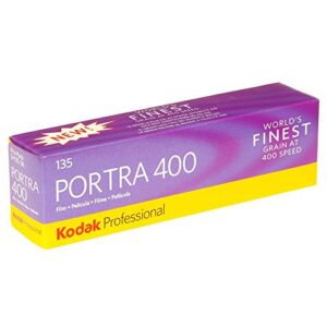 kodak portra 400 professional iso 400, 35mm, 36 exposures, color negative film (5 roll per pack )