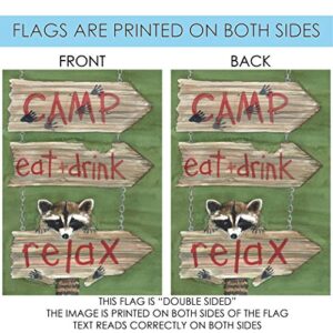 Toland Home Garden 101167 Relax Summer Flag 28x40 Inch Double Sided Summer Garden Flag for Outdoor House Camping Flag Yard Decoration