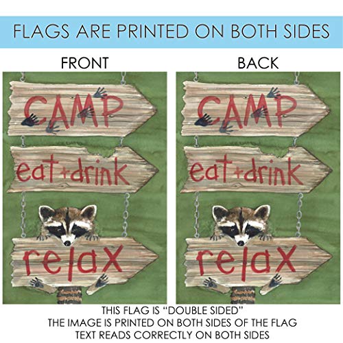 Toland Home Garden 101167 Relax Summer Flag 28x40 Inch Double Sided Summer Garden Flag for Outdoor House Camping Flag Yard Decoration