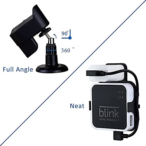 All New Blink Outdoor Camera Mount Bracket,2 Pack Full Weather Proof Housing/Mount with Blink Sync Module Outlet Mount for Blink Outdoor Cameras Security System(Blink Camera not Included)