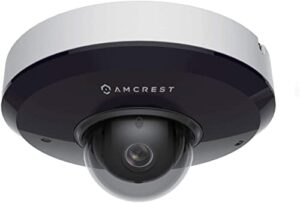 amcrest prohd 1080p ptz camera outdoor, 2mp outdoor vandal dome ip poe camera (3x optical zoom) ik08 vandal-proof, ip66 weatherproof, night vision up to 49ft, pan/tilt (ip2m-866ew) (white)