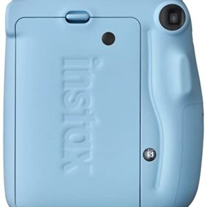 Fujifilm Instax Mini 11 Instant Camera - Sky Blue 4.8" x 4.2" x 2.6"