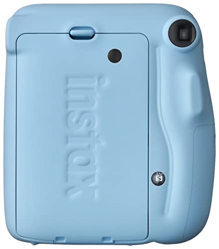 Fujifilm Instax Mini 11 Instant Camera - Sky Blue 4.8" x 4.2" x 2.6"