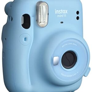 Fujifilm Instax Mini 11 Instant Camera - Sky Blue 4.8" x 4.2" x 2.6"