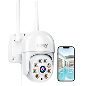 gerdviaw 2k security cameras outdoor, wifi camera home security system 355° video camera, motion detection activity alert, two way talk, waterproof, spotlight color night vision, sd card storage