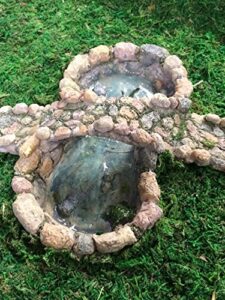 marshall home and garden stone pond and bridge miniature fairy garden accessory #mg16