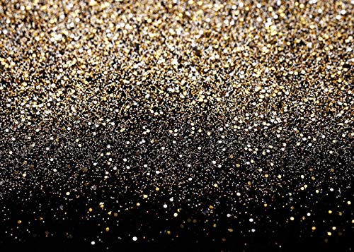 7x5ft Gold Glitter Paint Backdrop for Photography Astract Golden Bokeh Starry Sky Wedding Adult Baby Children Family New Year Party Decorations GT-028