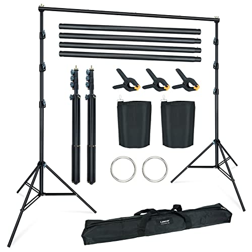 LINCO Lincostore 9x10 ft Photography Photo Backdrop Stand Background Support System Kit 4154-4236