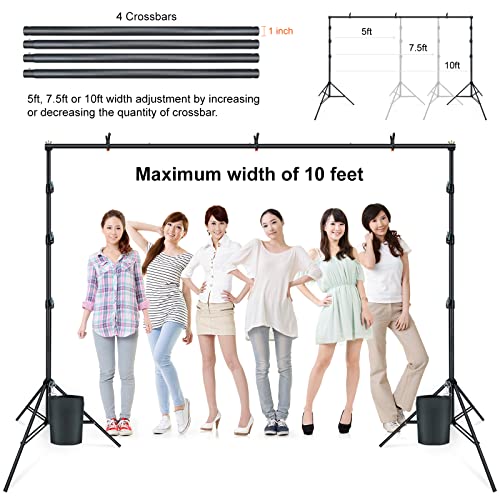 LINCO Lincostore 9x10 ft Photography Photo Backdrop Stand Background Support System Kit 4154-4236