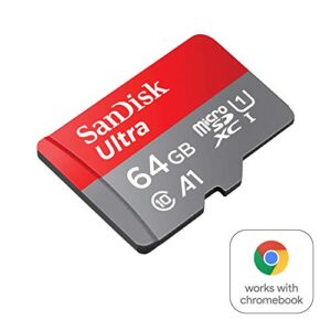 SanDisk 64GB Ultra microSD UHS-I Card for Chromebooks - Certified Works with Chromebooks - SDSQUA4-064G-GN6FA