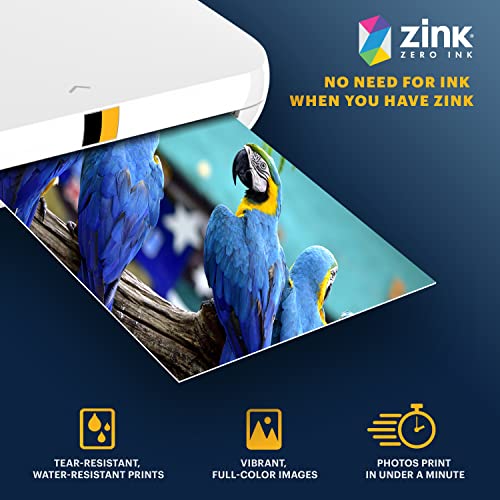 Kodak 2"x3" Premium Zink Photo Paper (20 Sheets) Compatible with Kodak Smile, Kodak Step, PRINTOMATIC