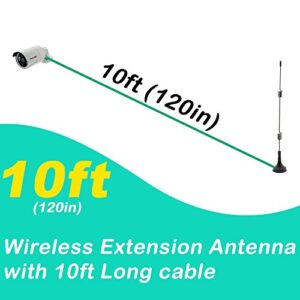 Crystal Vision Premium HD Wireless Camera Antenna Extension for Crystal Vision, Lorex, Funlux, XmartO, Reolink, Annke, Zosi, A-Zone, Smonet, Zmodo