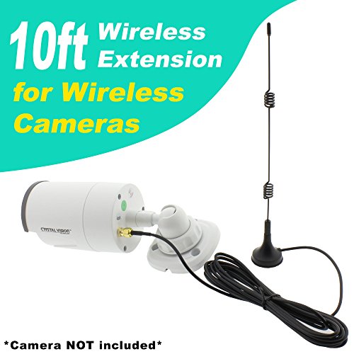 Crystal Vision Premium HD Wireless Camera Antenna Extension for Crystal Vision, Lorex, Funlux, XmartO, Reolink, Annke, Zosi, A-Zone, Smonet, Zmodo