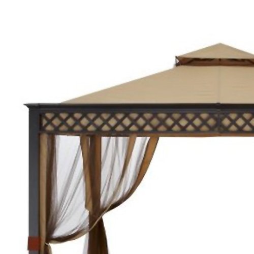 Garden Winds Patio Villa Gazebo Replacement Canopy Top Cover - RipLock 350