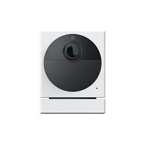 wyze cam outdoor add-on camera, 1080p hd indoor/outdoor wire-free smart home camera with night vision, 2-way audio, works with alexa & google assistant (base station required)