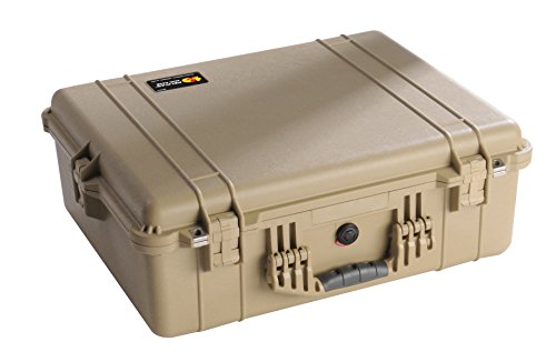 Pelican 1600 Camera Case With Foam (Desert Tan)