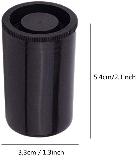 35mm Caliber Plastic Film Canisters -20pcs（Black ）