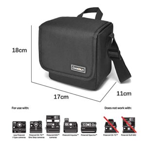 Cwatcun Carrying Camera Bag for Polaroid Box Camera,Camera Bag Case Compatible with Polaroid Originals OneStep+, Onestep 2, Now I-Type Instant, Polaroid 600 Film Camera.