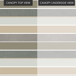 Garden Winds Replacement Canopy for Home Depot's Arrow Gazebo - Standard 350 - Stripe Stone