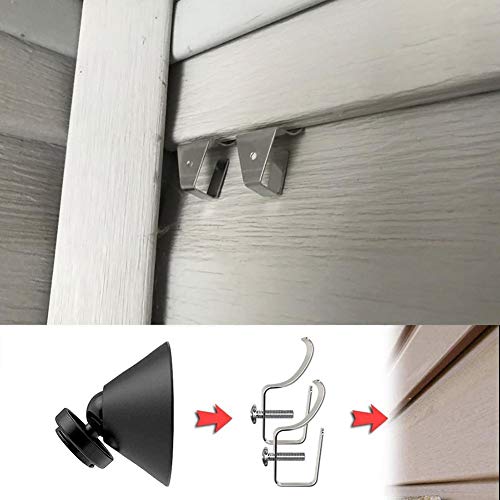 Vinyl Siding Hooks for All-New Blink Outdoor Camera, No-Hole Needed Outdoor Siding Clips for Mounting Blink Outdoor Security Camera System, Stainless Steel Siding Mount (12 Pack)……