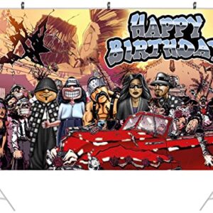 Homies Happy Birthday Backdrop, Cholo Themed Birthday Party Decorations Party Supplies Happy Birthday Banner Photography Background