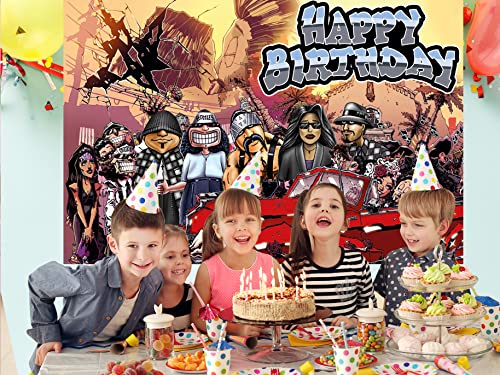 Homies Happy Birthday Backdrop, Cholo Themed Birthday Party Decorations Party Supplies Happy Birthday Banner Photography Background